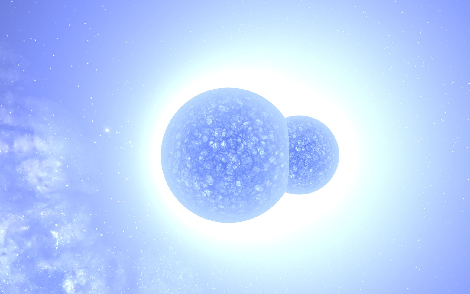 模拟最大质量恒星R136a1在太阳系2光年处爆炸（宇宙沙盘2）