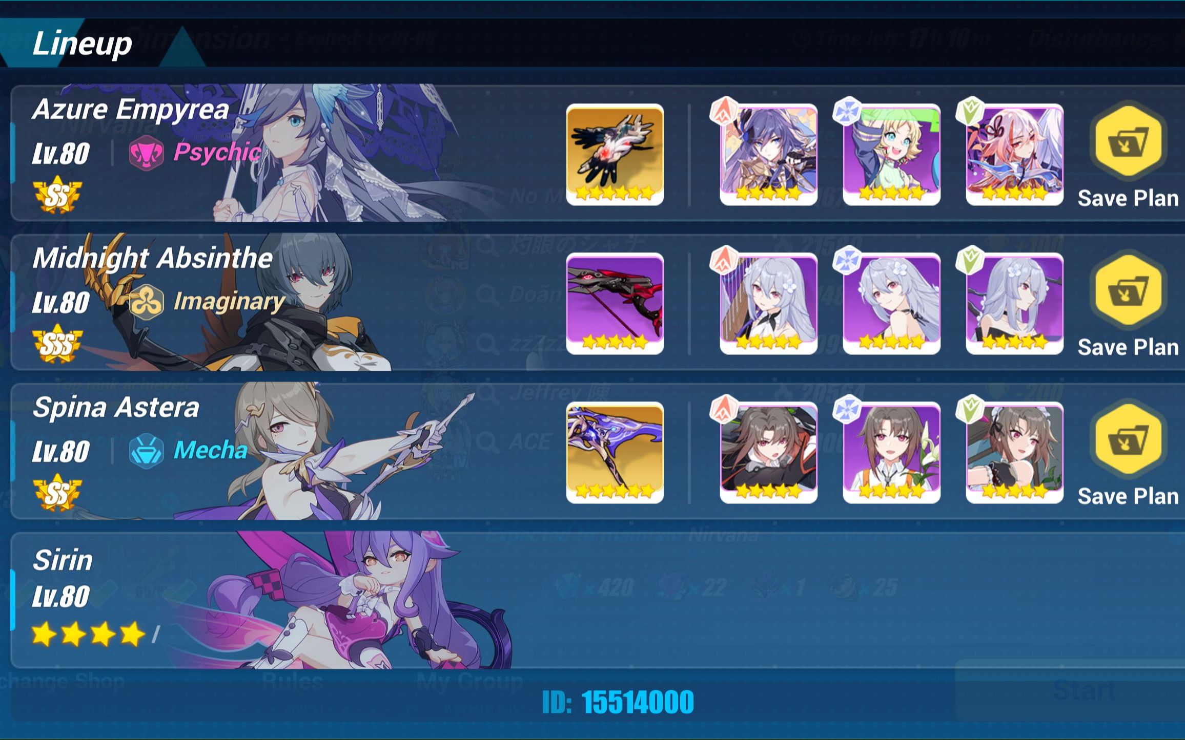 崩坏3 SEA 5.5 - 寂灭 奔狼的领主(Type Counter) D441 - 681 pts - AE (SS) Raven SPA ...