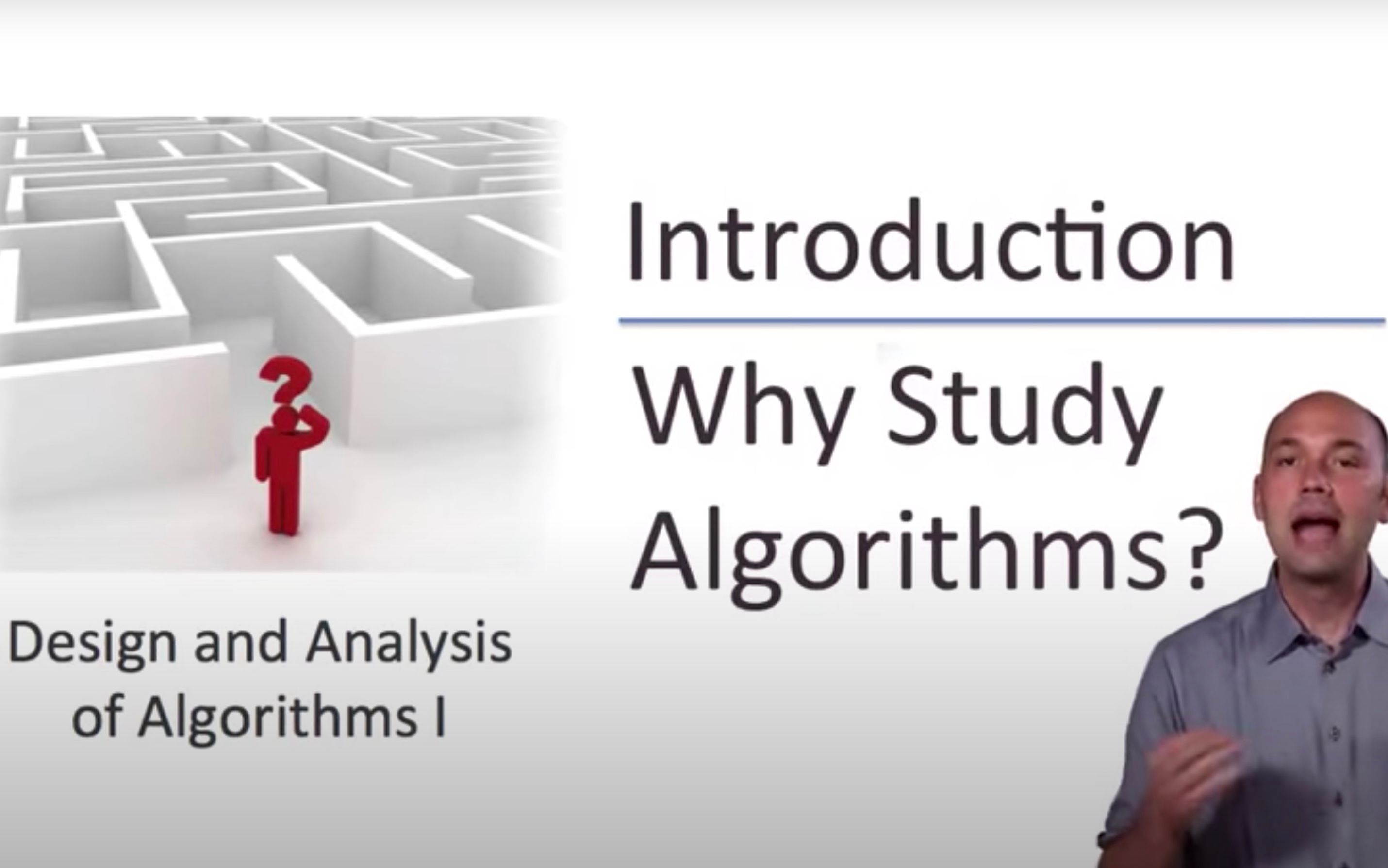 斯坦福《算法：设计与分析(I)》课程(2018) by Tim Roughgarden_哔哩哔哩_bilibili