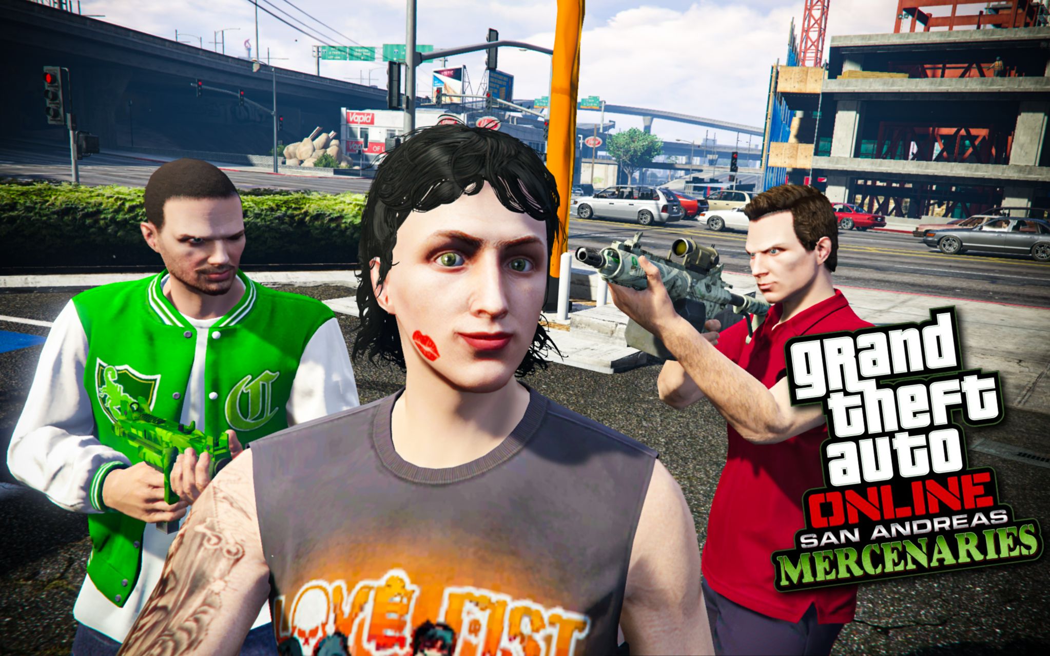 【GTAOL】十周年限定三主角服装&武器皮肤介绍演示！上线即可获取~ - 视频下载 Video Downloader