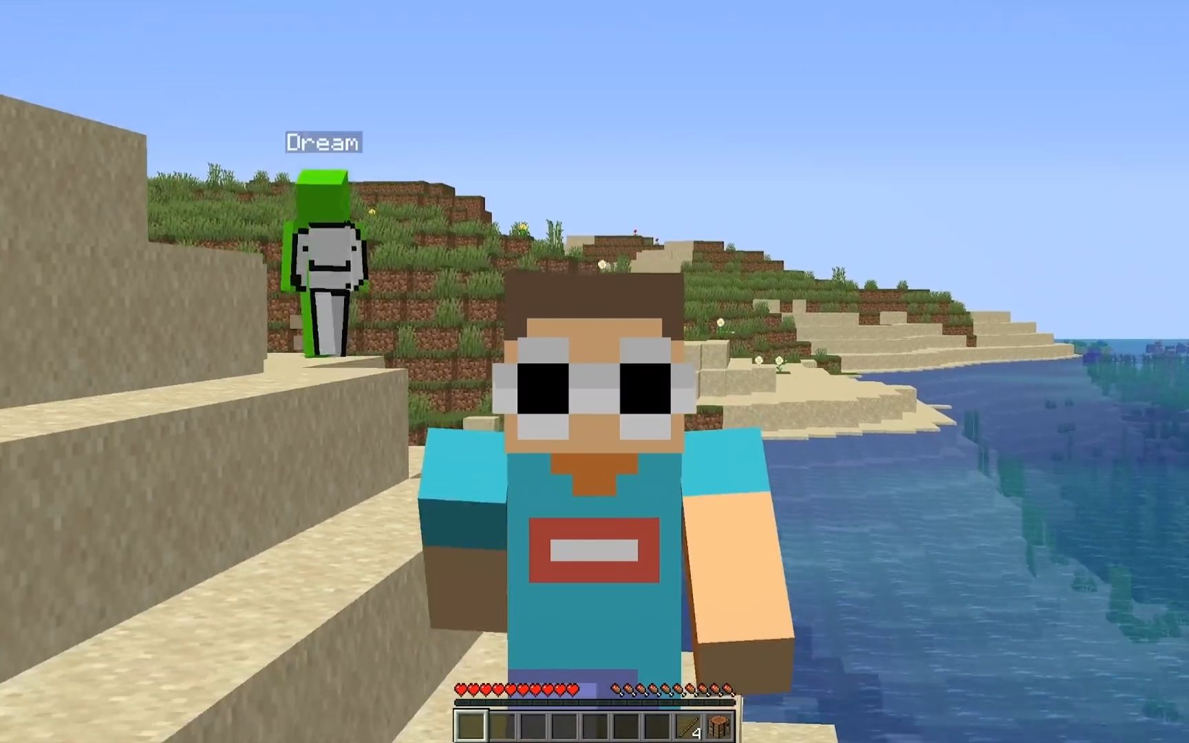 【CC中文字幕】我的世界Minecraft：刺客杀手Dream vs 速通者George（熟肉）_哔哩哔哩 (゜-゜)つロ 干杯~-bilibili