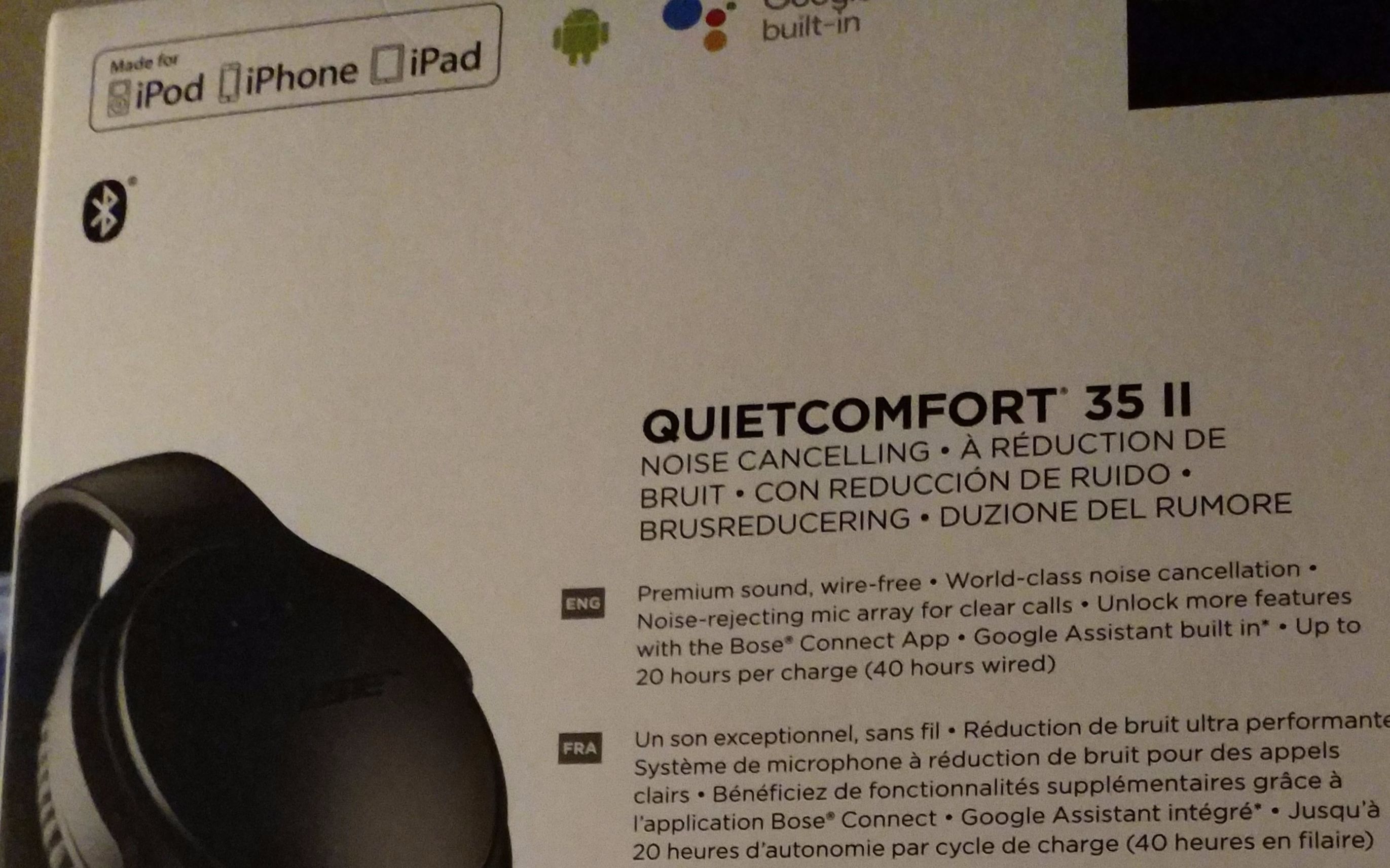 QC35 【二代】 开箱+测评 论 值不值得买 bose产品_哔哩哔哩_bilibili