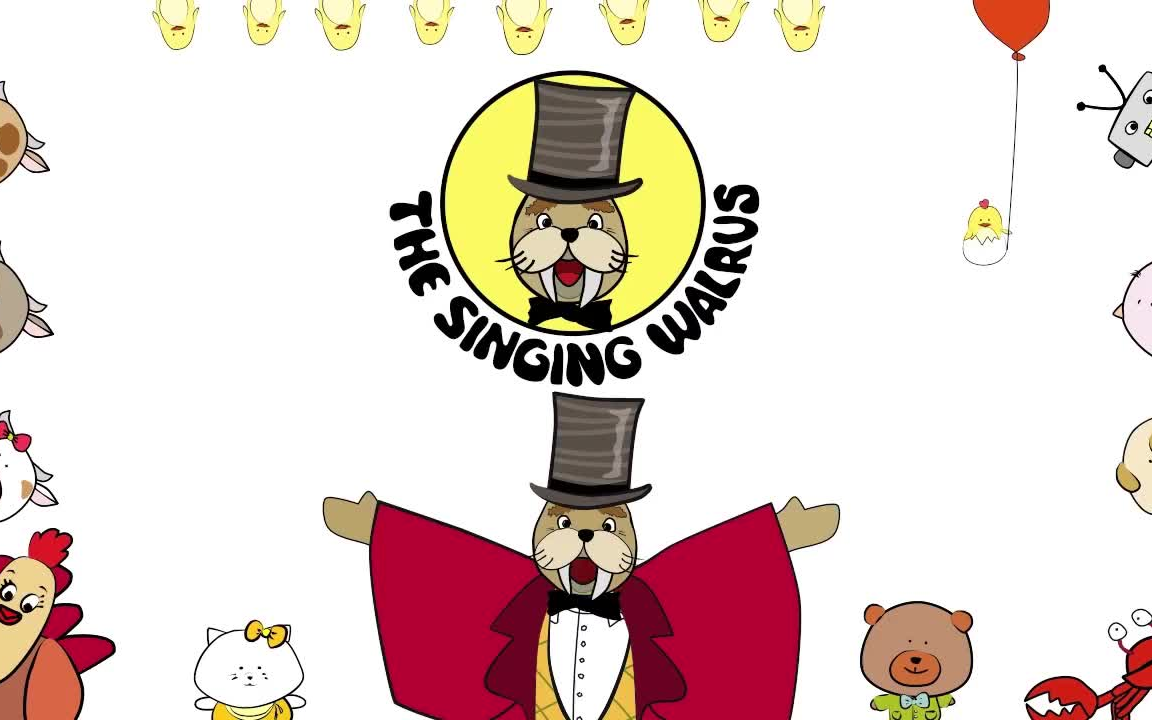 【合集53集】singing walrus英语儿歌启蒙英语动画_哔哩哔哩_bilibili