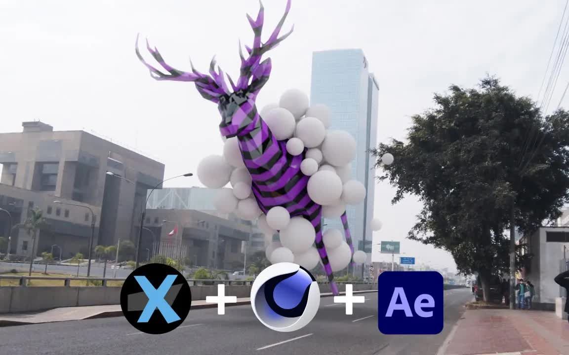 【C4D教程】超真实的AR效果怎么做？ | 增强现实_哔哩哔哩_bilibili