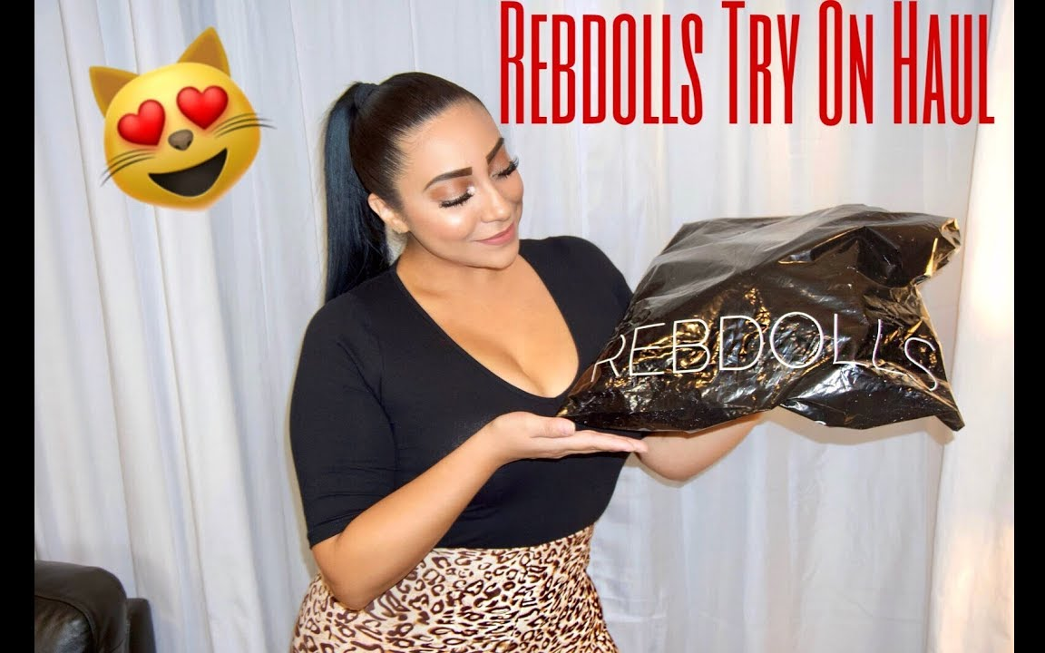 【Nancy Hernandez】Rebdolls Try On Haul with LusciousNancy_哔哩哔哩 (゜-゜)つロ 干 ...