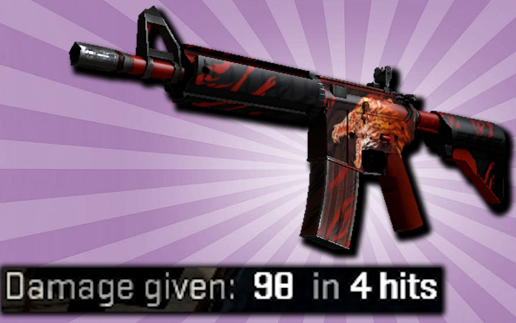 [iNoToRiOuS]如何使用命中4发伤害98（M4A4）_哔哩哔哩_bilibili