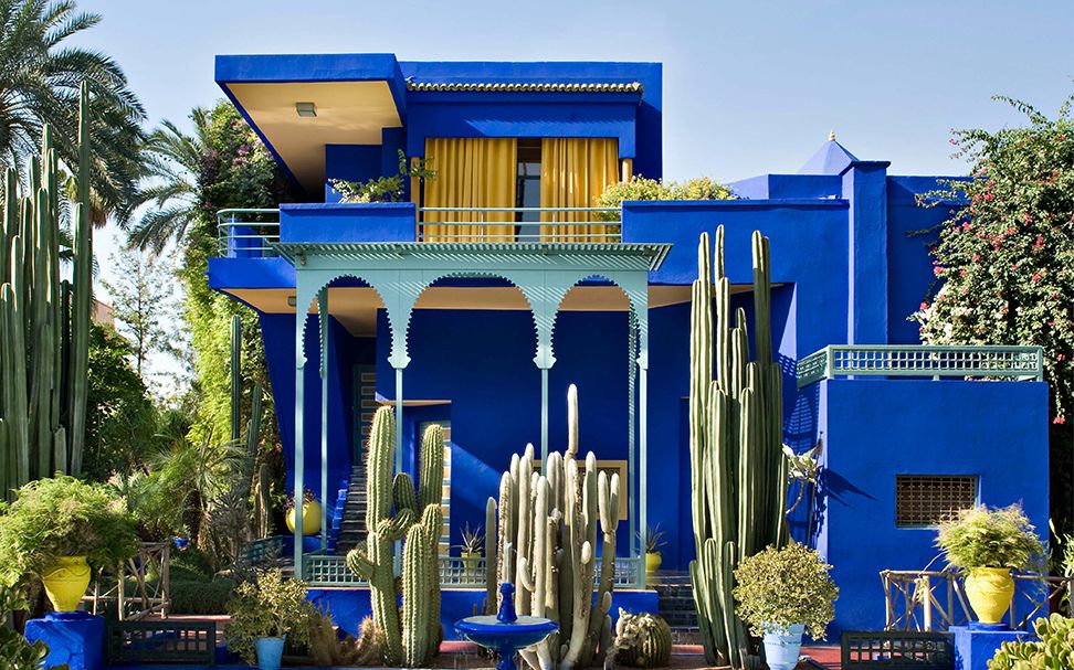 摩洛哥的马约尔花园 Jardin Majorelle_哔哩哔哩_bilibili