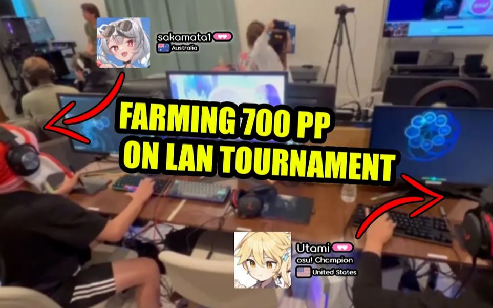 【osu 转载】mrekk 和 utami 同时在比赛里拿下 700PP 的台前幕后！_音游热门视频