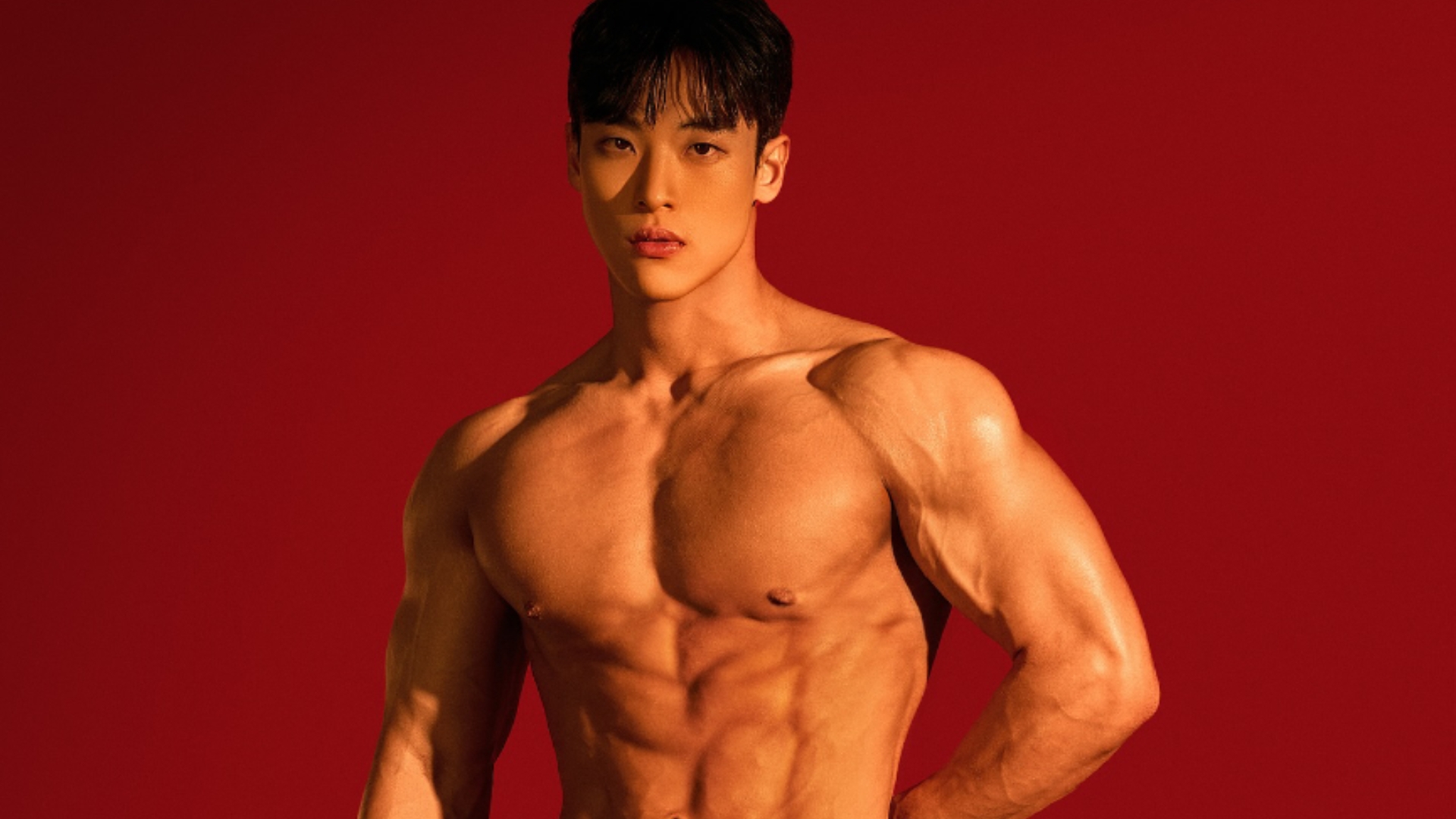 【男模写真】黑色Nike内着上身八块腹肌健美教练，流口水了-男模鉴赏机-男模鉴赏机-哔哩哔哩视频