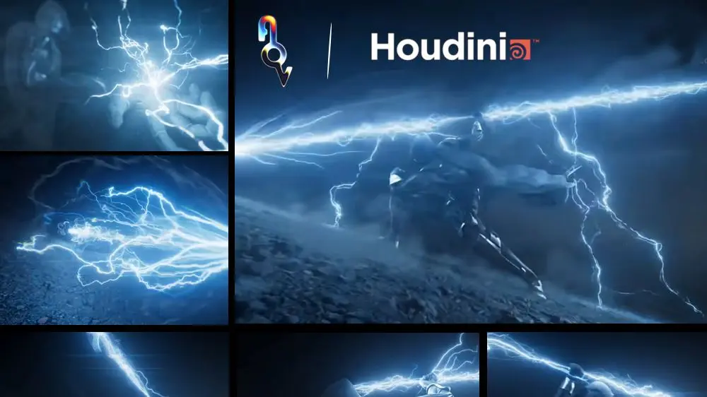 Houdini/帅的一匹的终极特效闪电之矛教程_哔哩哔哩_bilibili