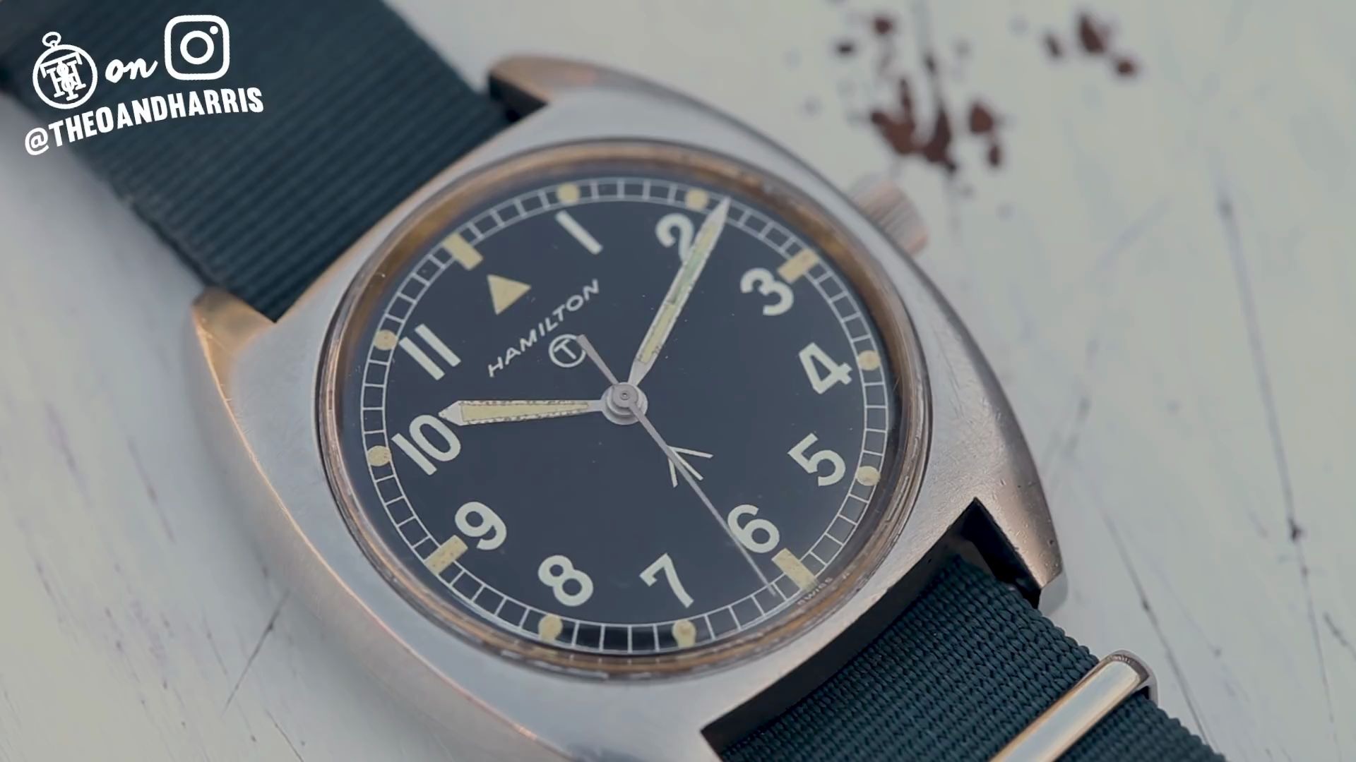 汉密尔顿经典复刻W10——HAMILTON W10 MILITARY WATCH_哔哩哔哩_bilibili