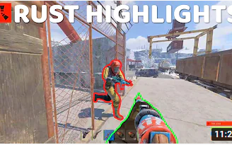 Rust-主播高能精彩时刻 #87_哔哩哔哩bilibili_RUST腐蚀_第一视角