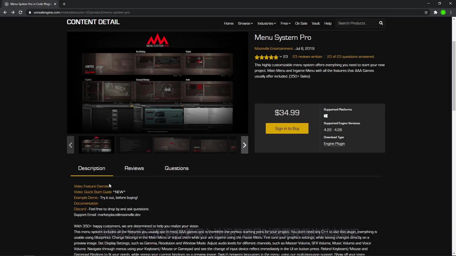 UE4插件-菜单系统专业版+入门指南Menu System Pro Quick Start Guide_哔哩哔哩_bilibili