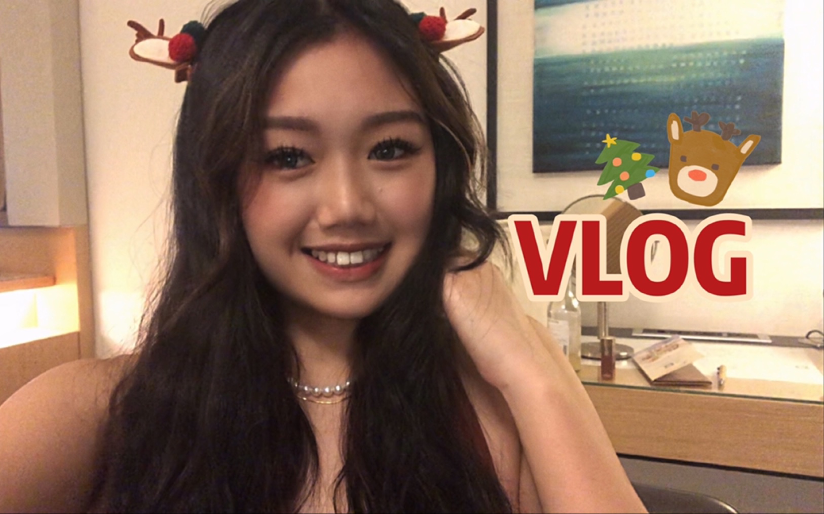 VLOG 第一次穿短袖吊带过的圣诞∠( ᐛ 」∠)_-jenn_xuu-jenn_xuu-哔哩哔哩视频