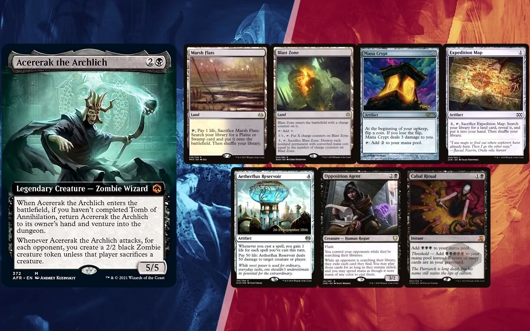 DnD - Volo, Acererak, Gretchen, Inferno - EDH Gameplay #66_万智牌