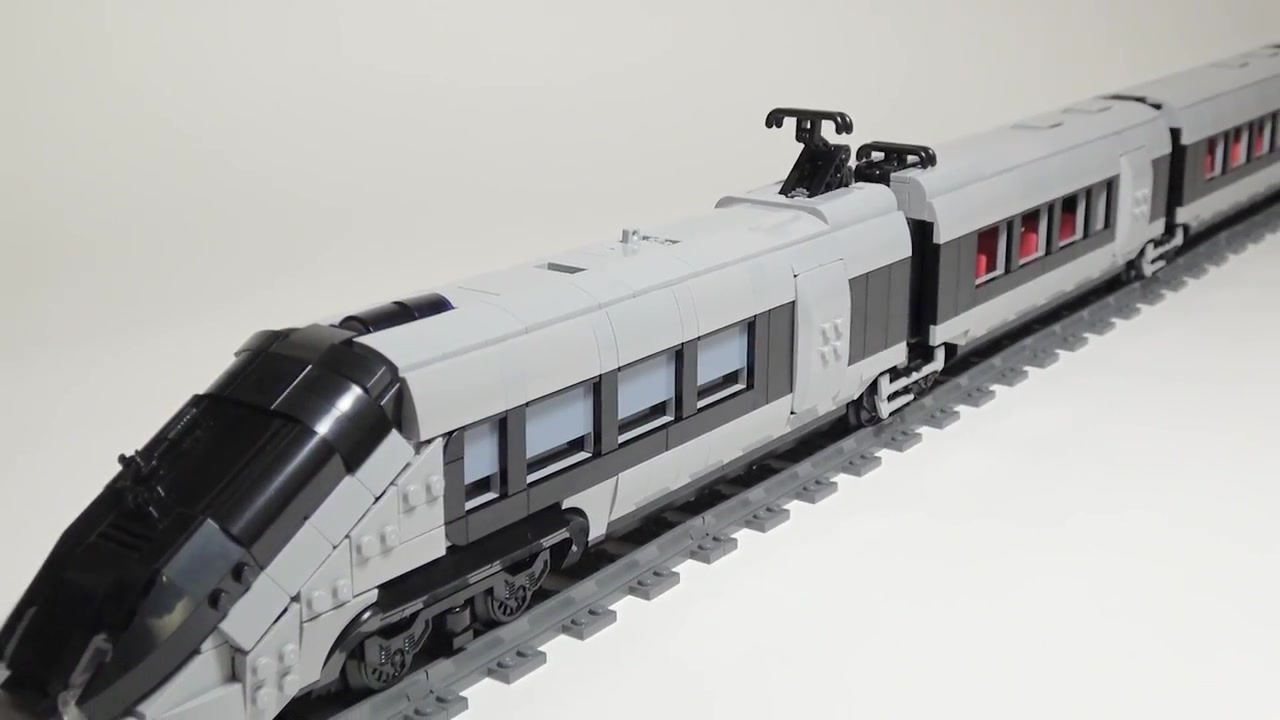 Lego AGV高速列车_哔哩哔哩_bilibili