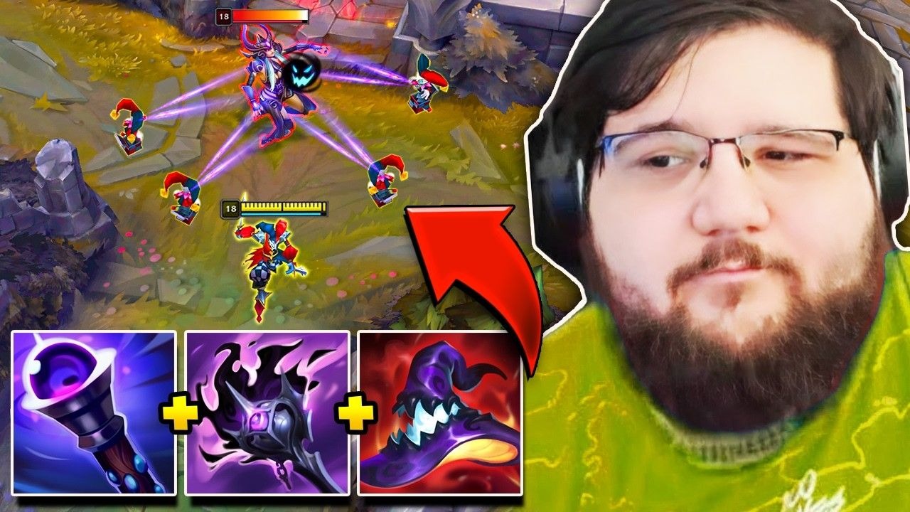 Pink Ward Pisses Off Their Entire Team ( INSANE 1v9 AP SHACO )-TAKERA ...