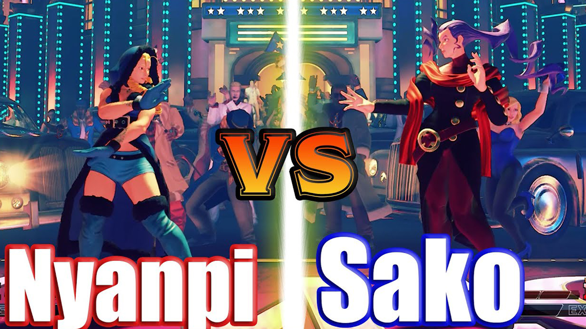 街霸 5：Nyanpi（卡琳）VS Sako（罗丝）-S_F_V_哔哩哔哩_bilibili