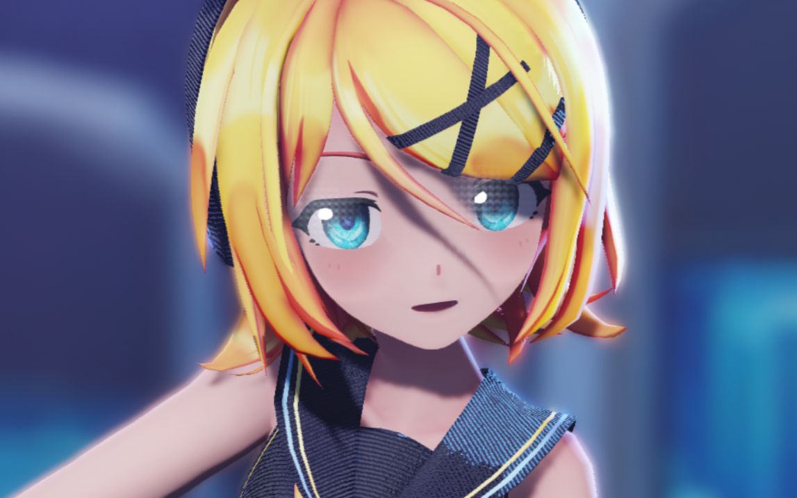 【VOCALOID MMD/4K/60FPS】Kagamine Rin【砂の惑星】_哔哩哔哩_bilibili