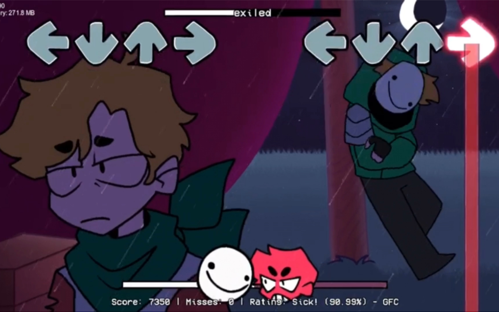 Exiled（Dream SMP FNF Mod）_哔哩哔哩bilibili