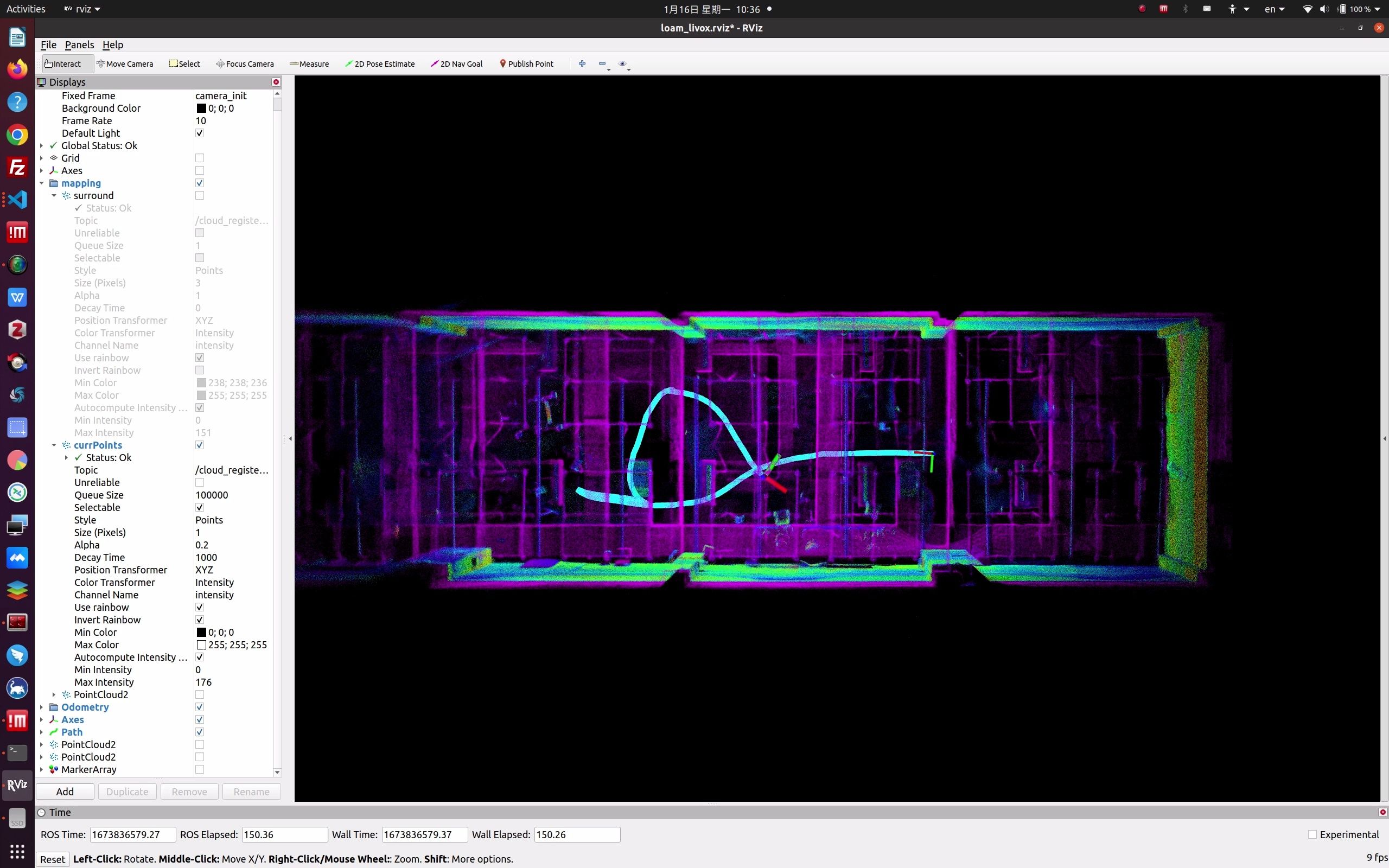 livox-mid360激光雷达三维重建川大校园
