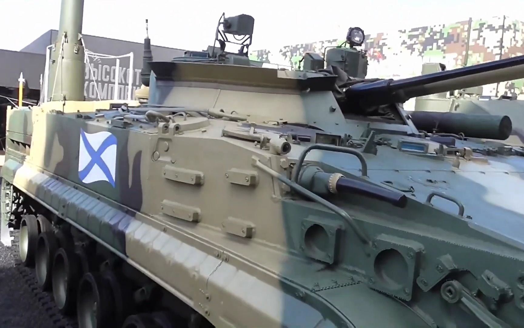 大毛 海军陆战队 专用型 BMP-3F 步兵战车 赶不上05式的水平_哔哩哔哩_bilibili