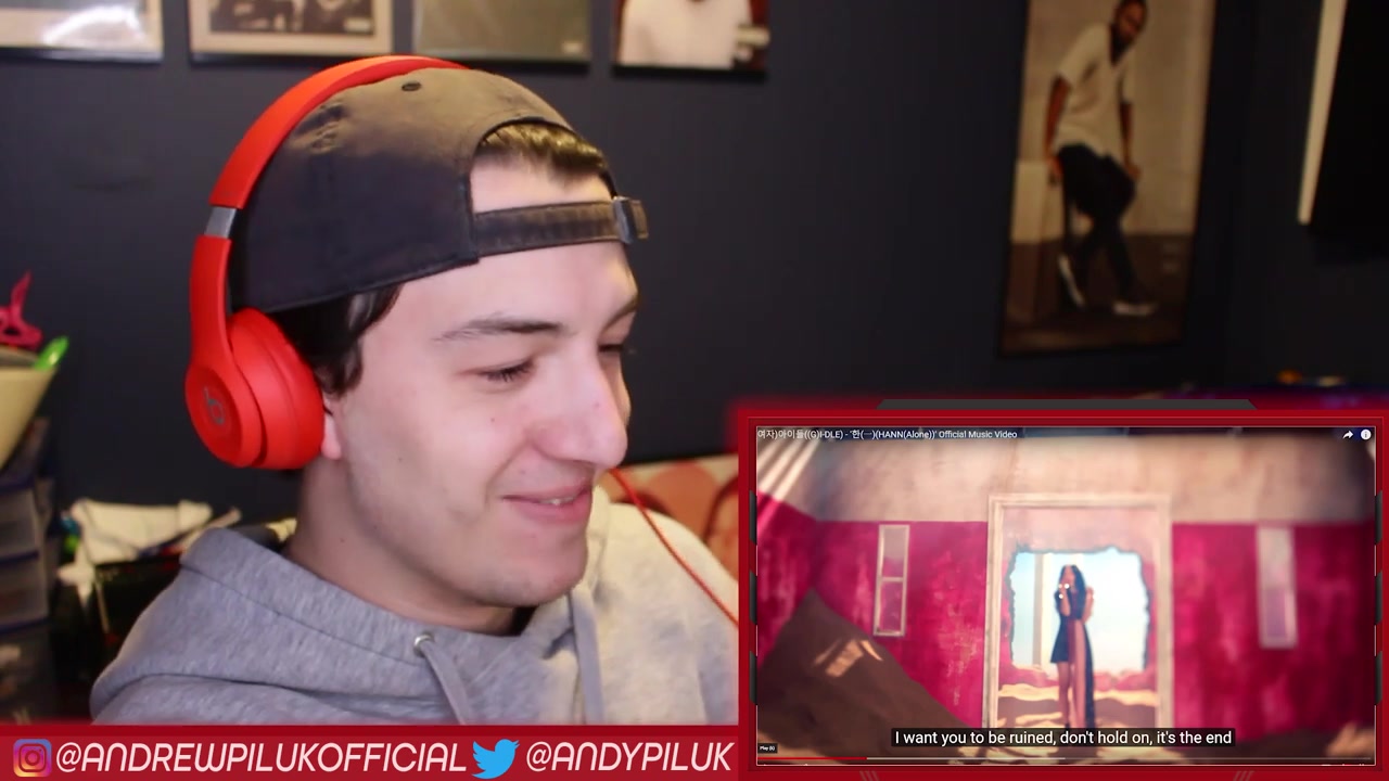 【Myan中字】【Andrew Piluk】上次保证会继续做reaction的那位秒入坑小哥来了！这次是他第一次看(G)I-DLE《HANN ...