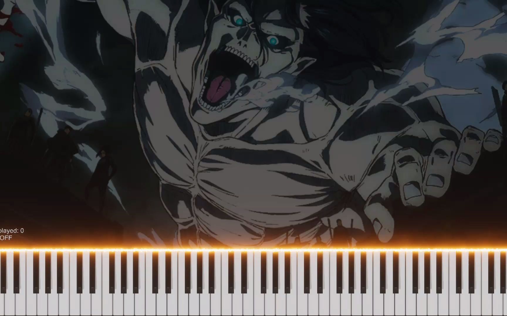 【AI钢琴扒谱】进击的巨人 - 笼中鸟 | Animenz_哔哩哔哩_bilibili