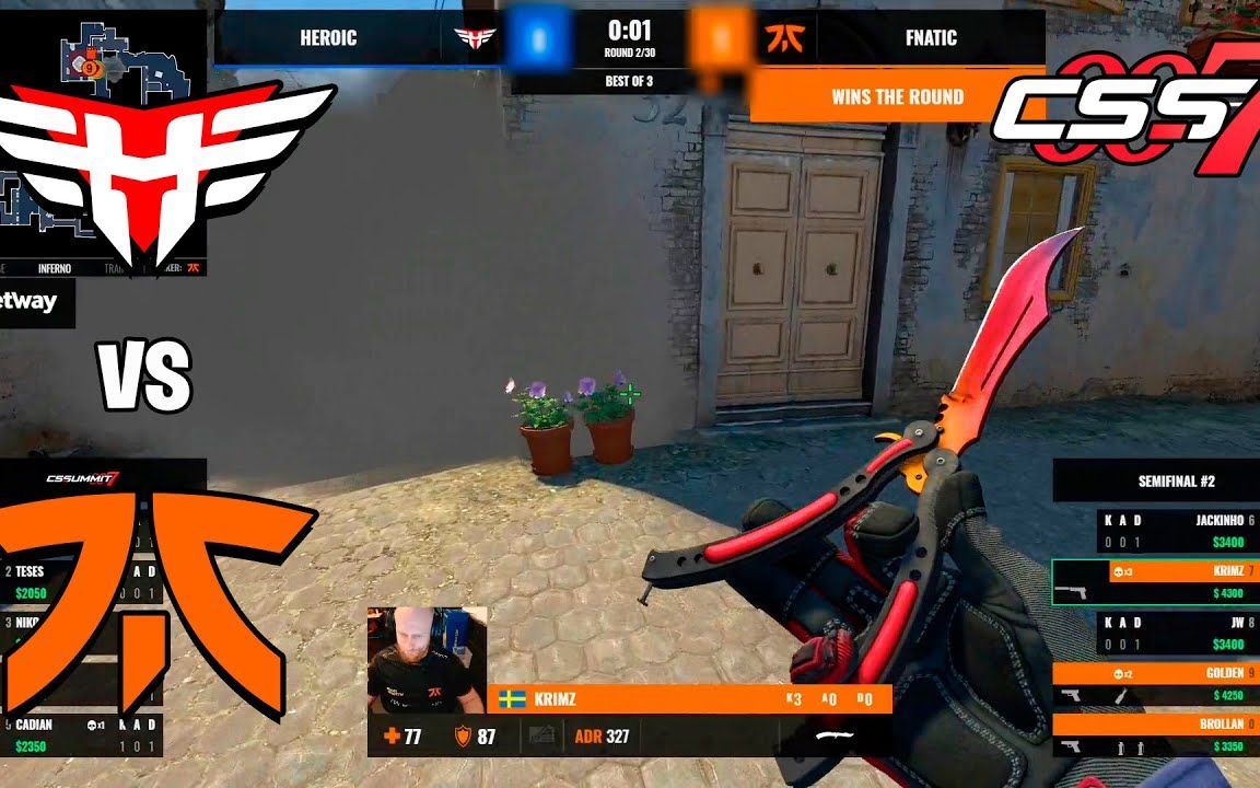 半决赛! - Fnatic vs Heroic - cs_summit 7 - 最佳时刻CSGO_哔哩哔哩_bilibili