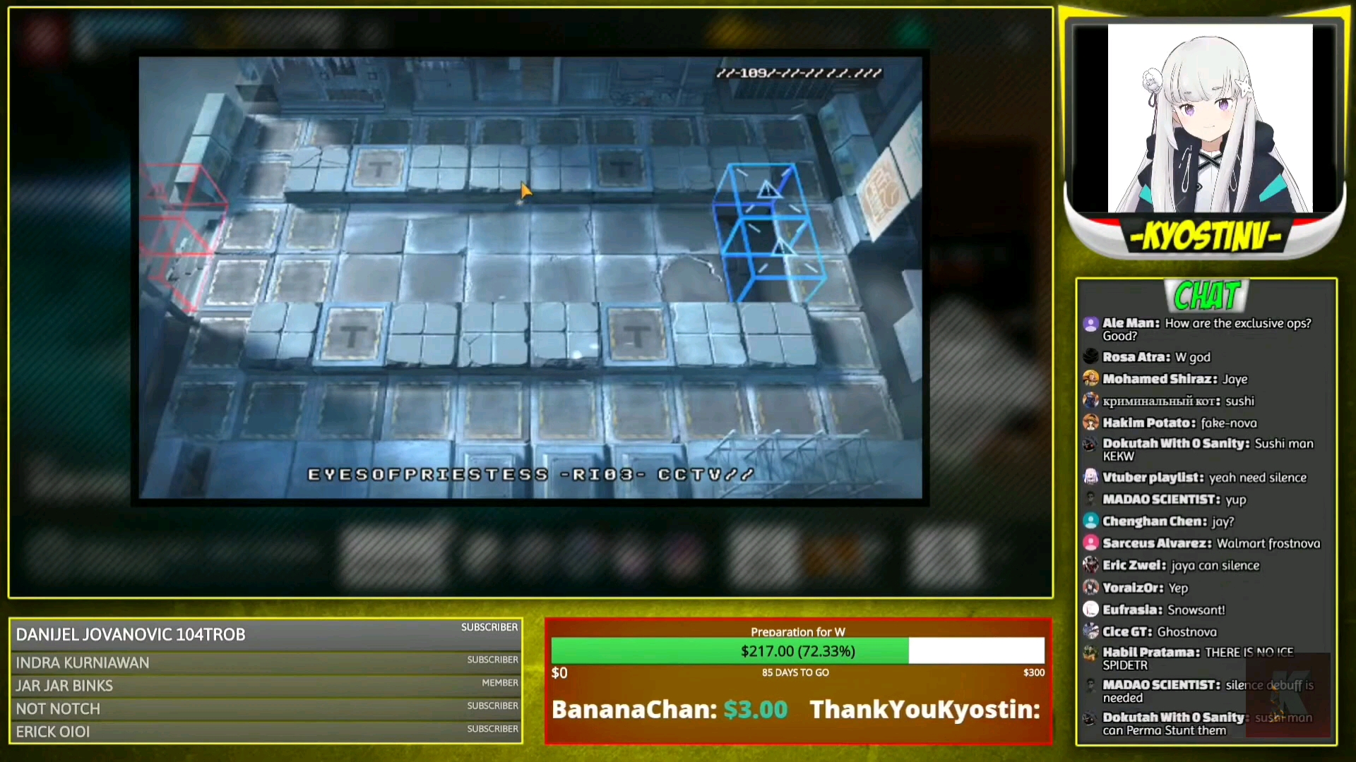 『明日方舟』国际服作业之父kyostinv初见寒灾_哔哩哔哩_bilibili