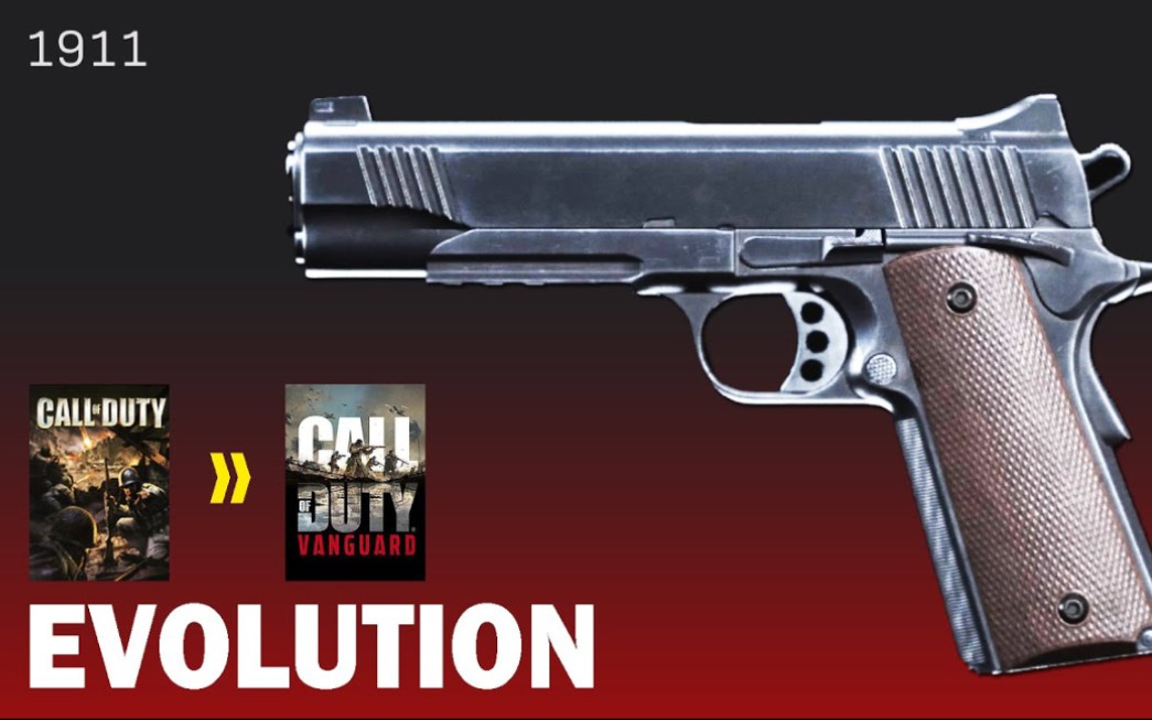 【COD】M1911进化史_哔哩哔哩bilibili_使命召唤