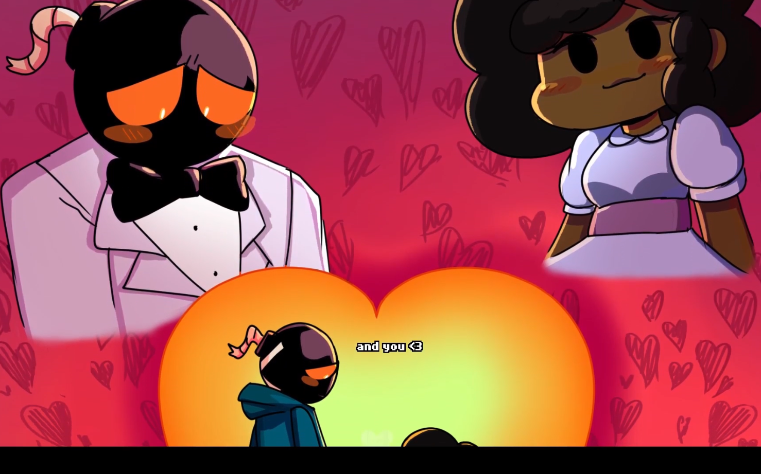 吃完刀来吃糖！whitty和carol这对CP我嗑爆！FNF约会模组（date week）娱乐向流程实况【快乐小孩player】_哔哩哔哩 ...