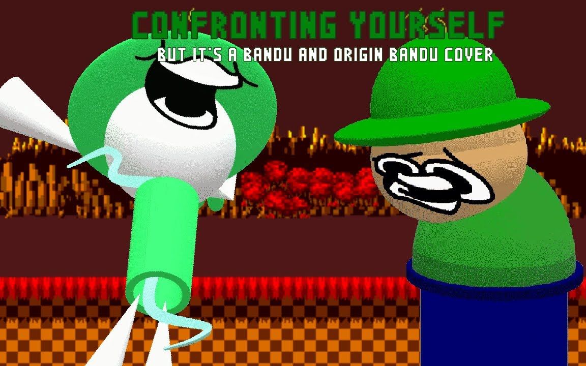Confronting yourself but it's a Origin bandu and Bandu cover_哔哩哔哩bilibili