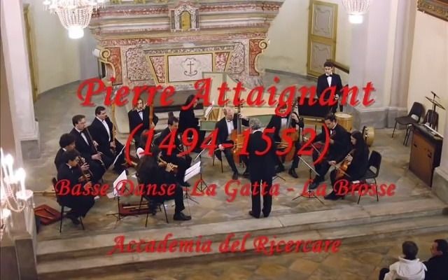 （文艺复兴时期作品）Pierre Attaingnant Basse Danse La Gatta La Brosse_哔哩哔哩_bilibili