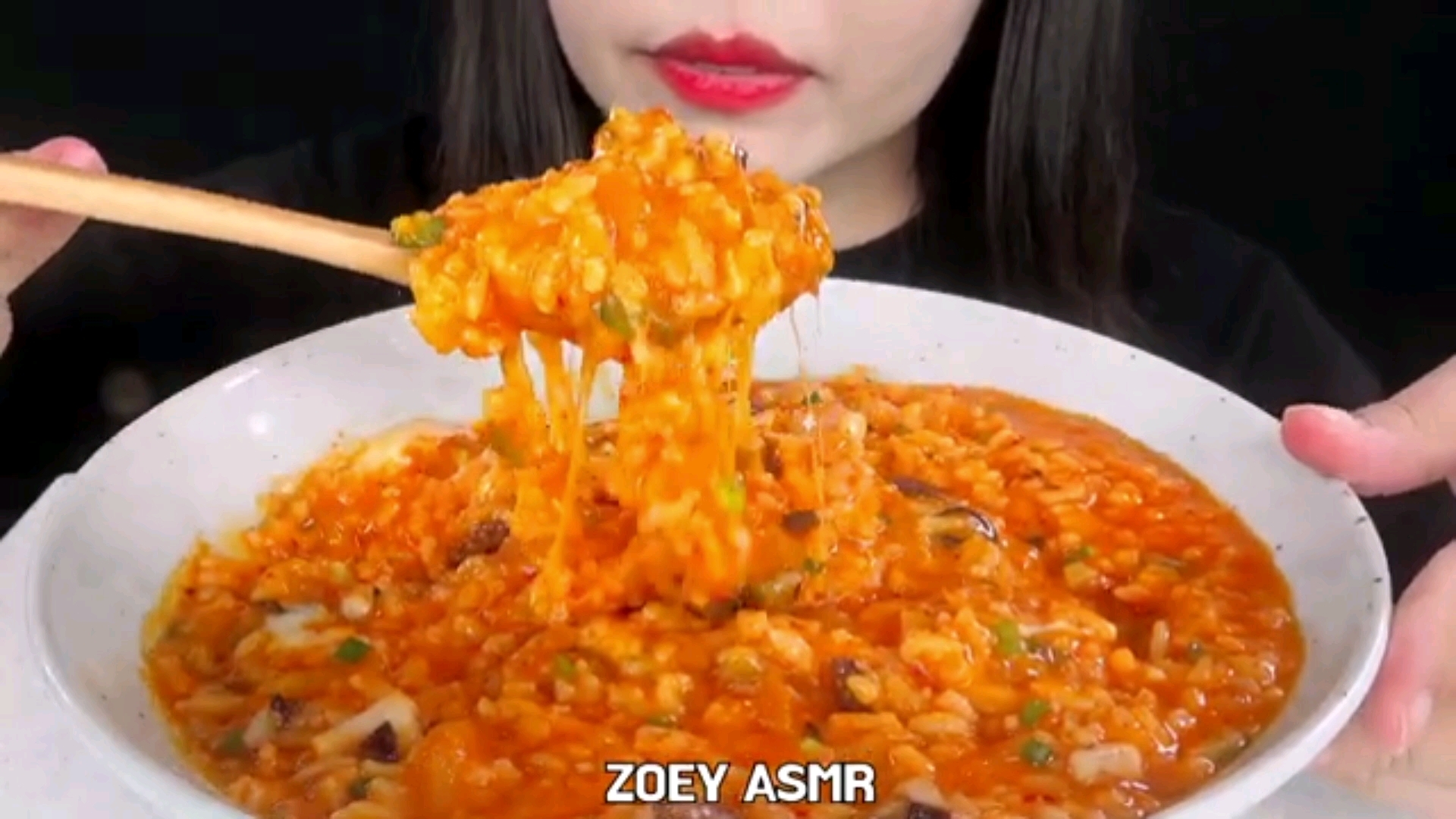 【ZOEY-】美味的芝士章鱼泡菜粥～-zoey-sushi-zoey-sushi-哔哩哔哩视频