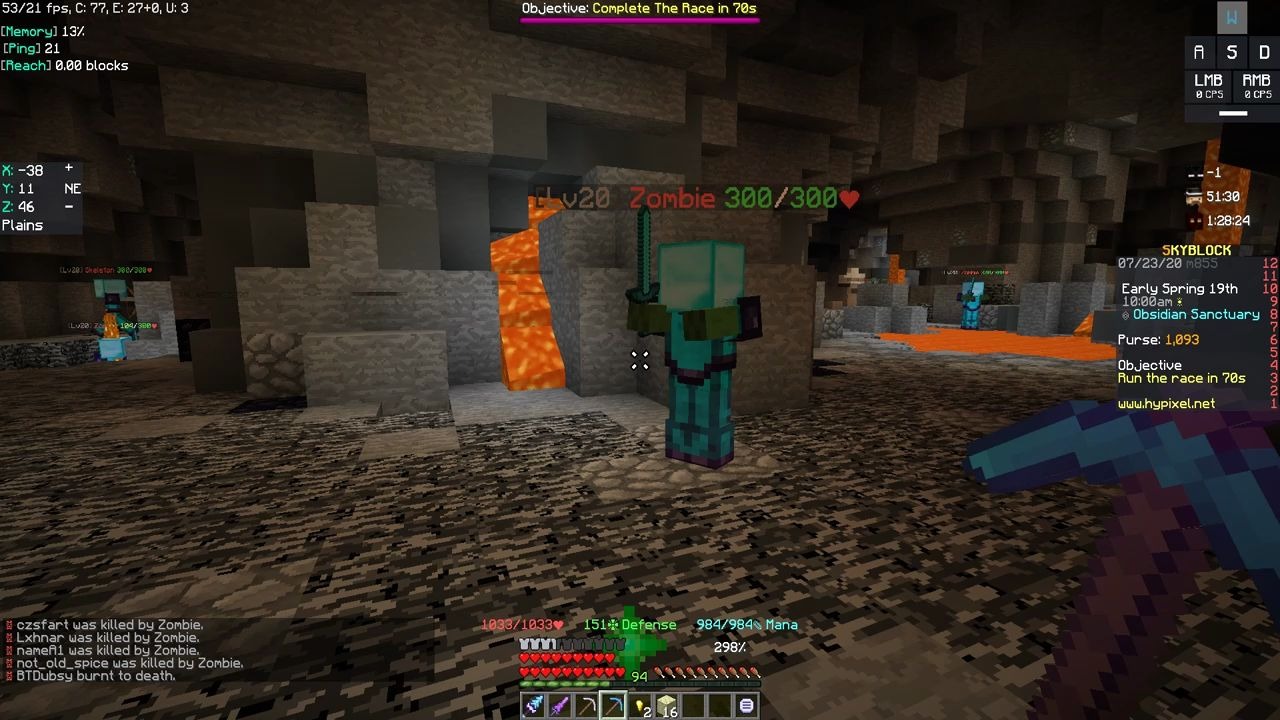 【Hypixel Skyblock】做最走心的Skyblock教程 - Deep Caverns矿洞带路_哔哩哔哩_bilibili
