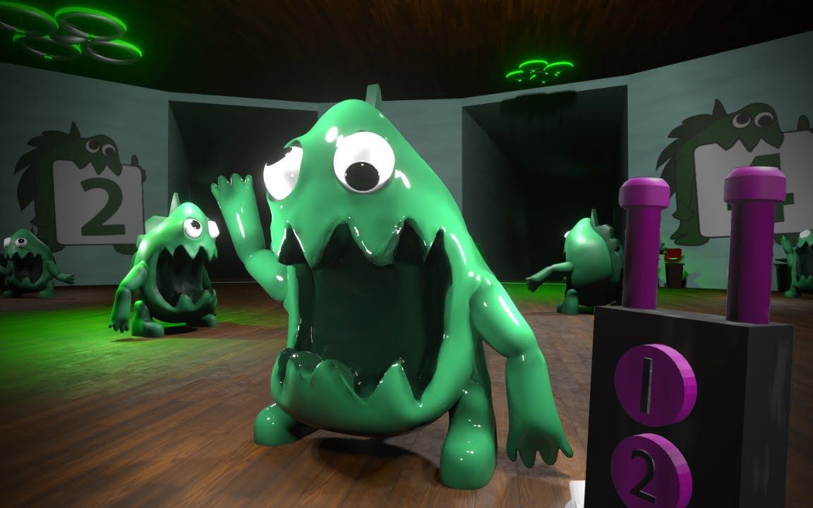 Garten of Banban 3 - COACH PICKLES & Dr.FLUFFYPANTS Team Up vs Tall Victor