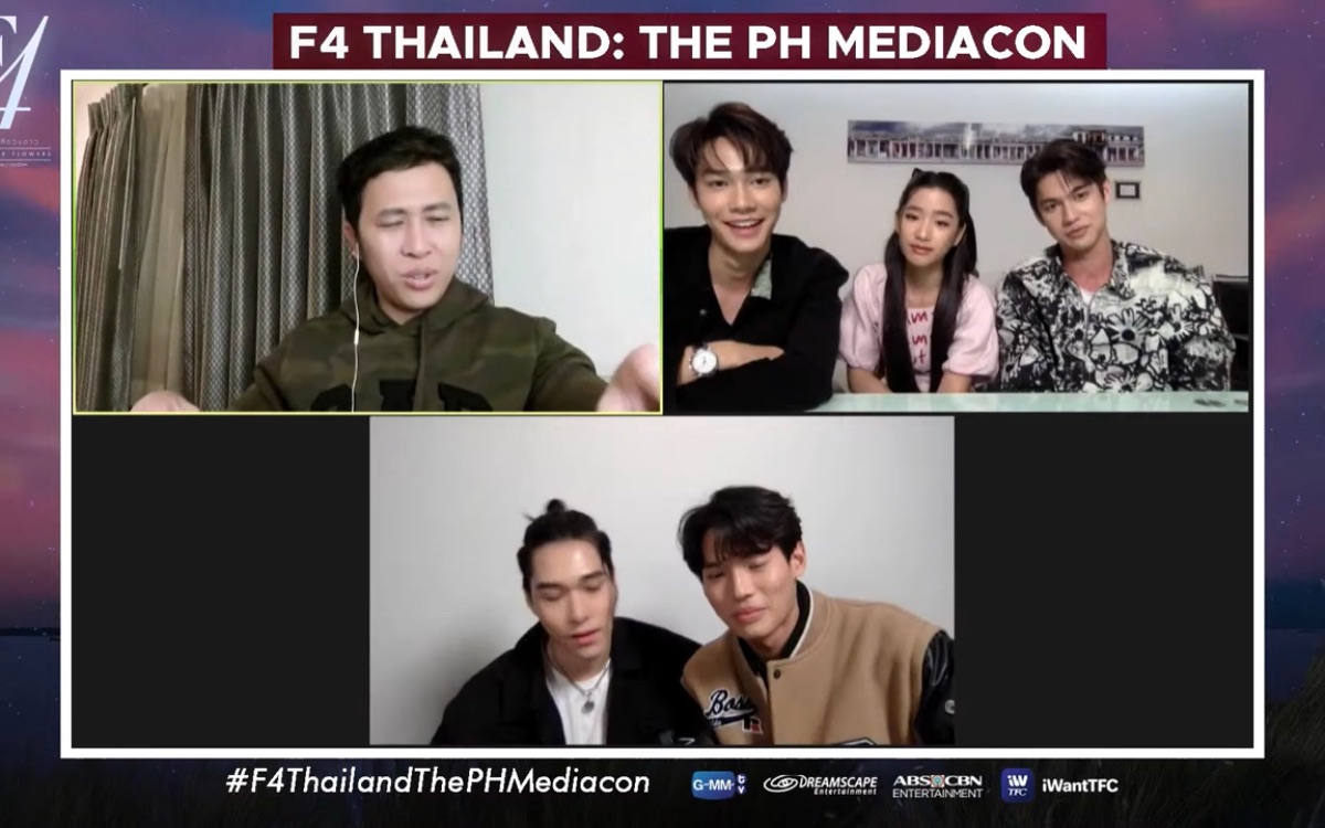 【20220327】F4 Philippine live全英直播采访_哔哩哔哩_bilibili