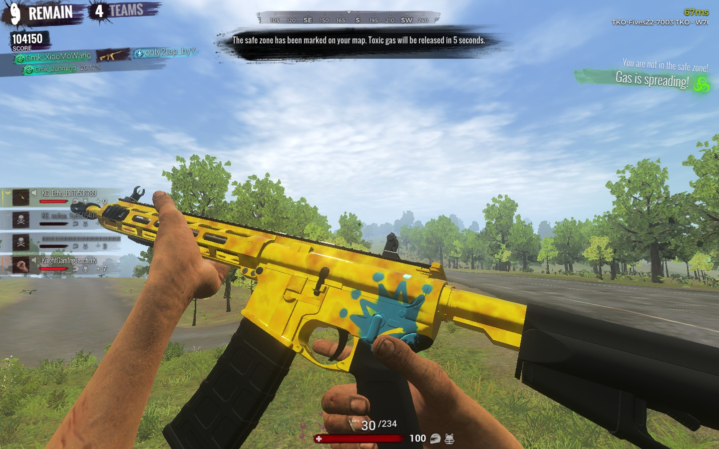 H1Z1-Echo-Highlight#8-当亚太最菜皇家舔到了皇冠包+黄金AR-老版本到新版本_哔哩哔哩_bilibili