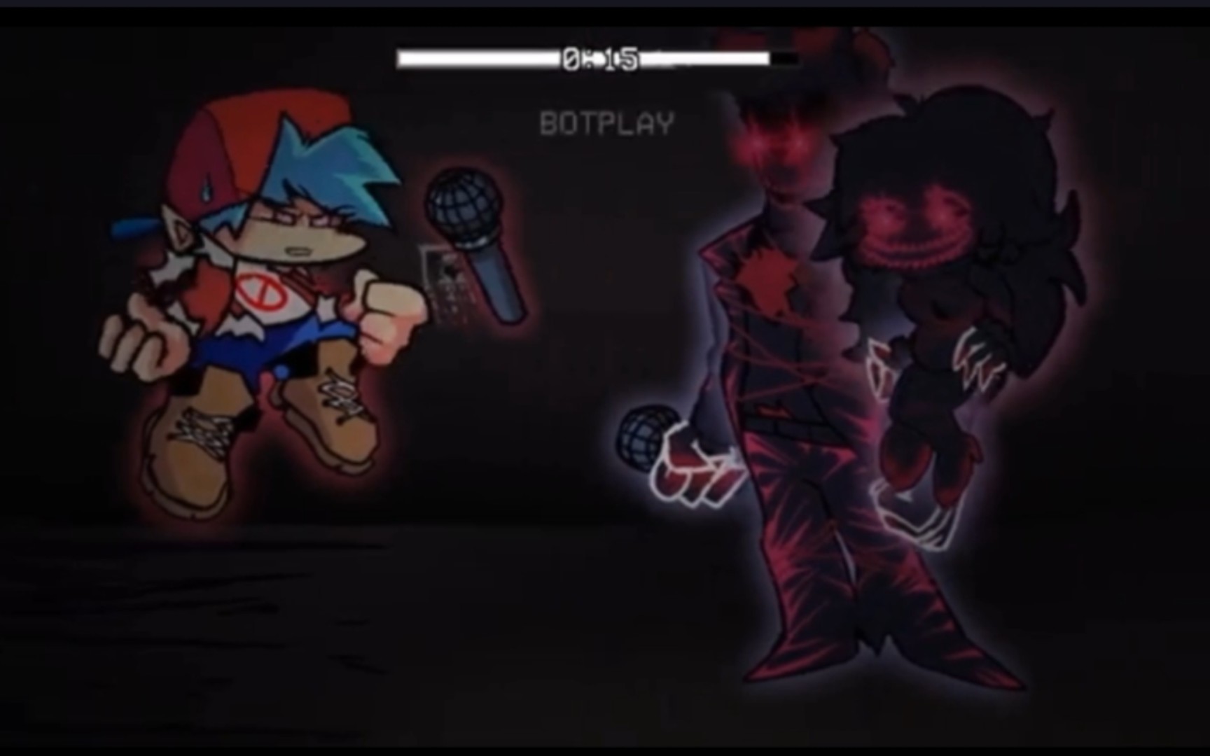 【fnf】last day 第2周3阶段 但是是好结局