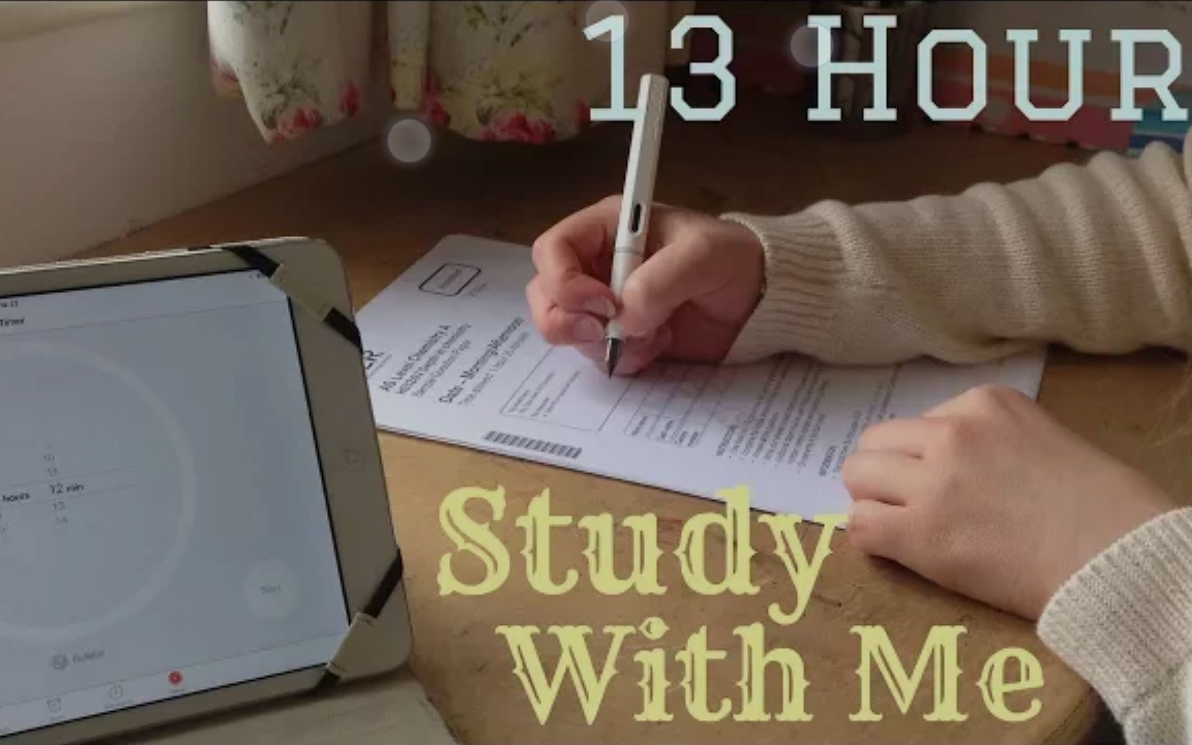 【学习打卡】【Ruby Granger】超强！13个小时的study with me 小姑娘定力真好~【20170718】_哔哩哔哩_bilibili