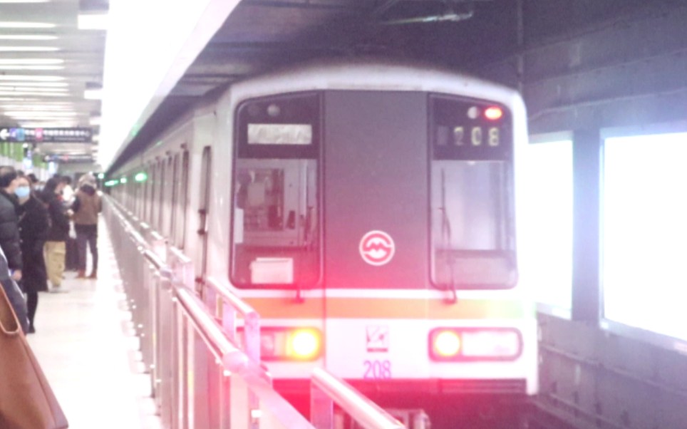 【上海地铁】2号线 02A01型列车 小拍_哔哩哔哩_bilibili