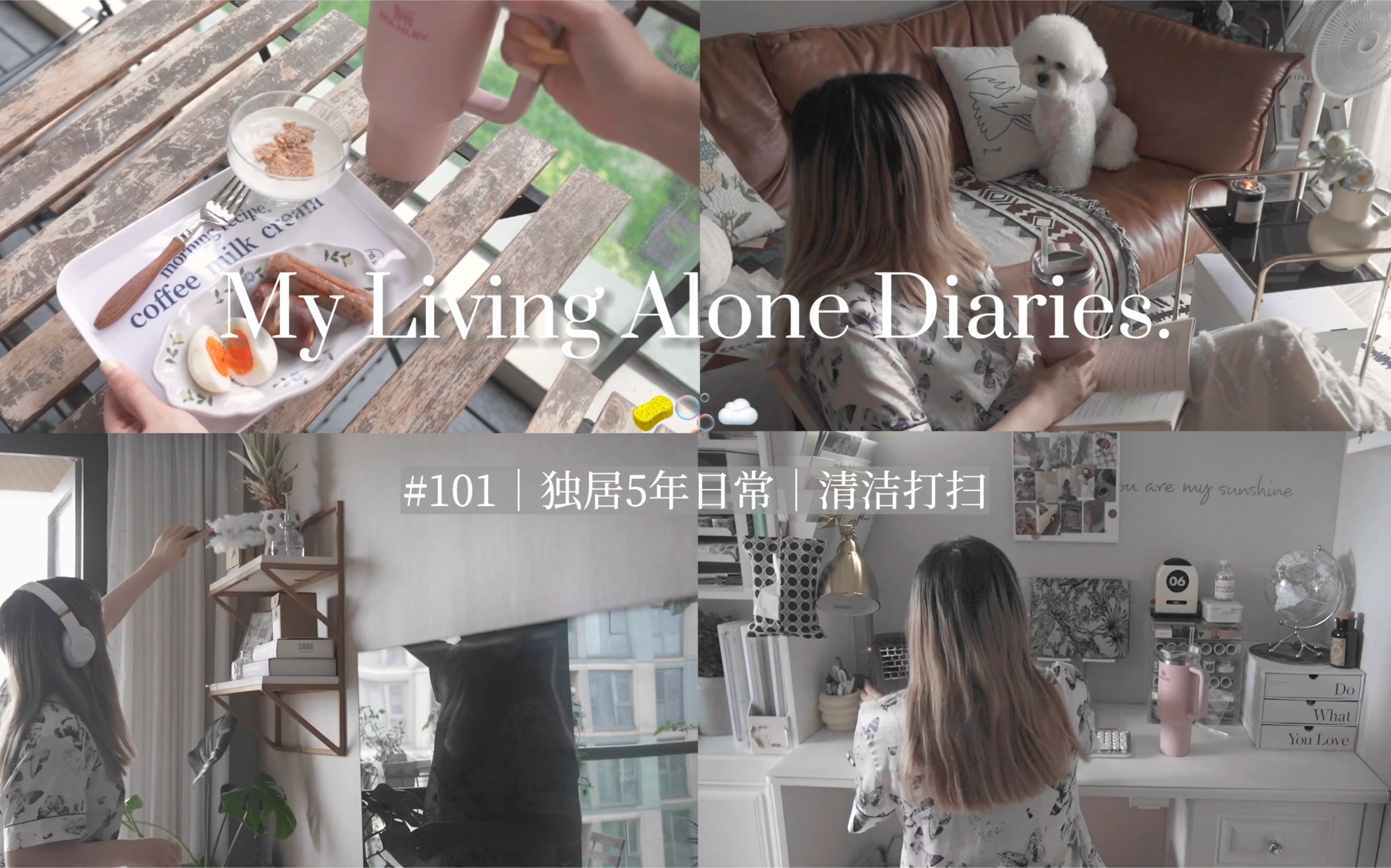 Vlog¹⁰¹｜♡5年独居生活♡清洁打扫-Michelle藝希-Michelle藝希-哔哩哔哩视频
