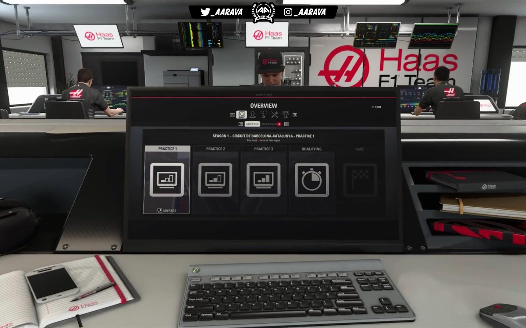 【aarava】F1 2018职业模式第5部分：第一次合同谈判！MEGA SCRAP WITH TEAM-MATE AT SPAIN!_哔哩哔 ...