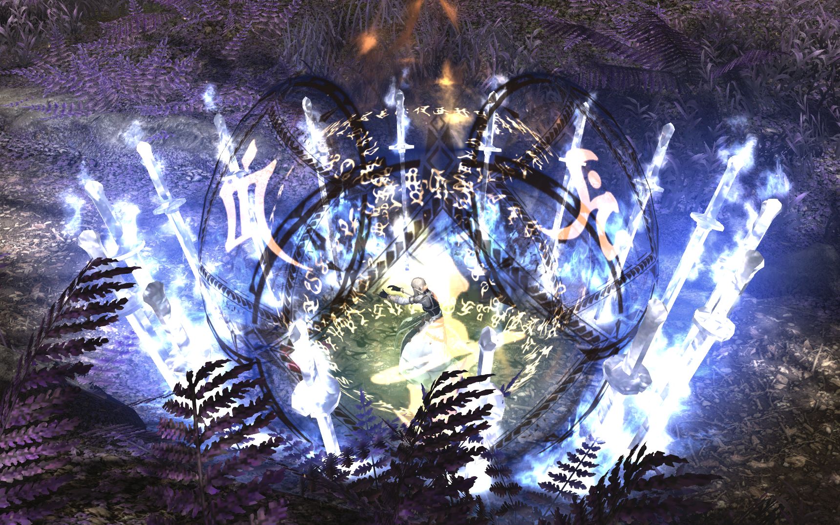 【ff14】P8S门神果子二蛇固定法 如何精确调整面向