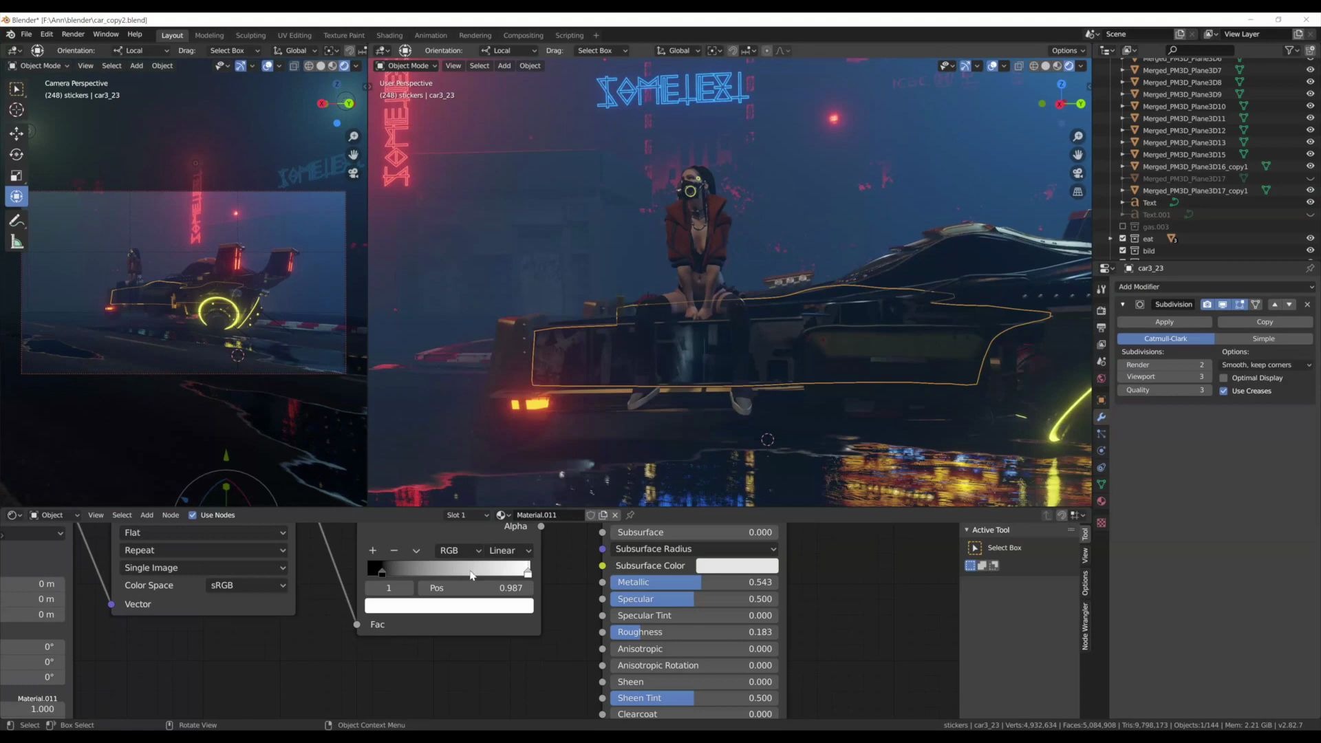 Cyber Rider-使用Blender渲染 Gravity Sketch和Oculus Quest进行VR建模_哔哩哔哩_bilibili