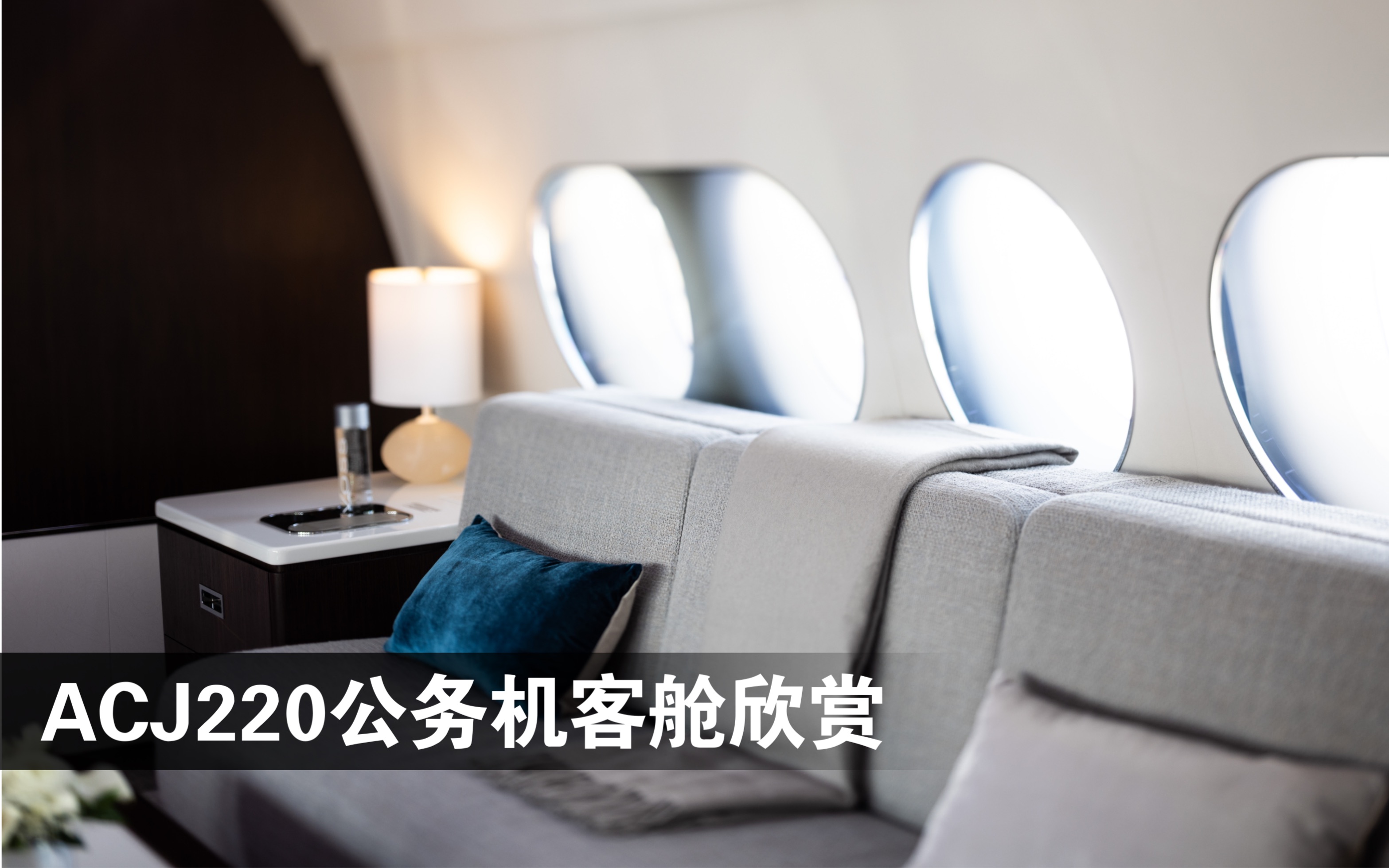 ACJ220公务机客户客舱欣赏-空中客车-空中客车-哔哩哔哩视频