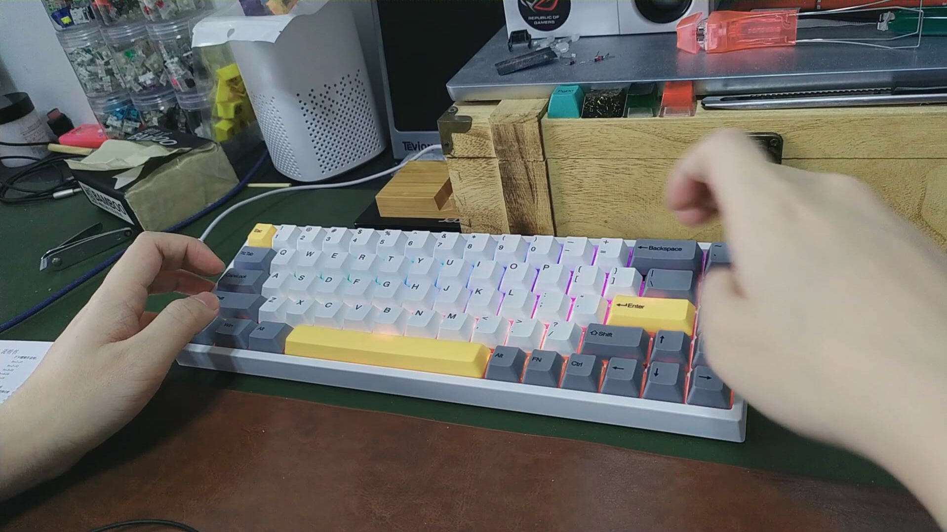 NJ-68 BOX红轴原装试打_哔哩哔哩_bilibili