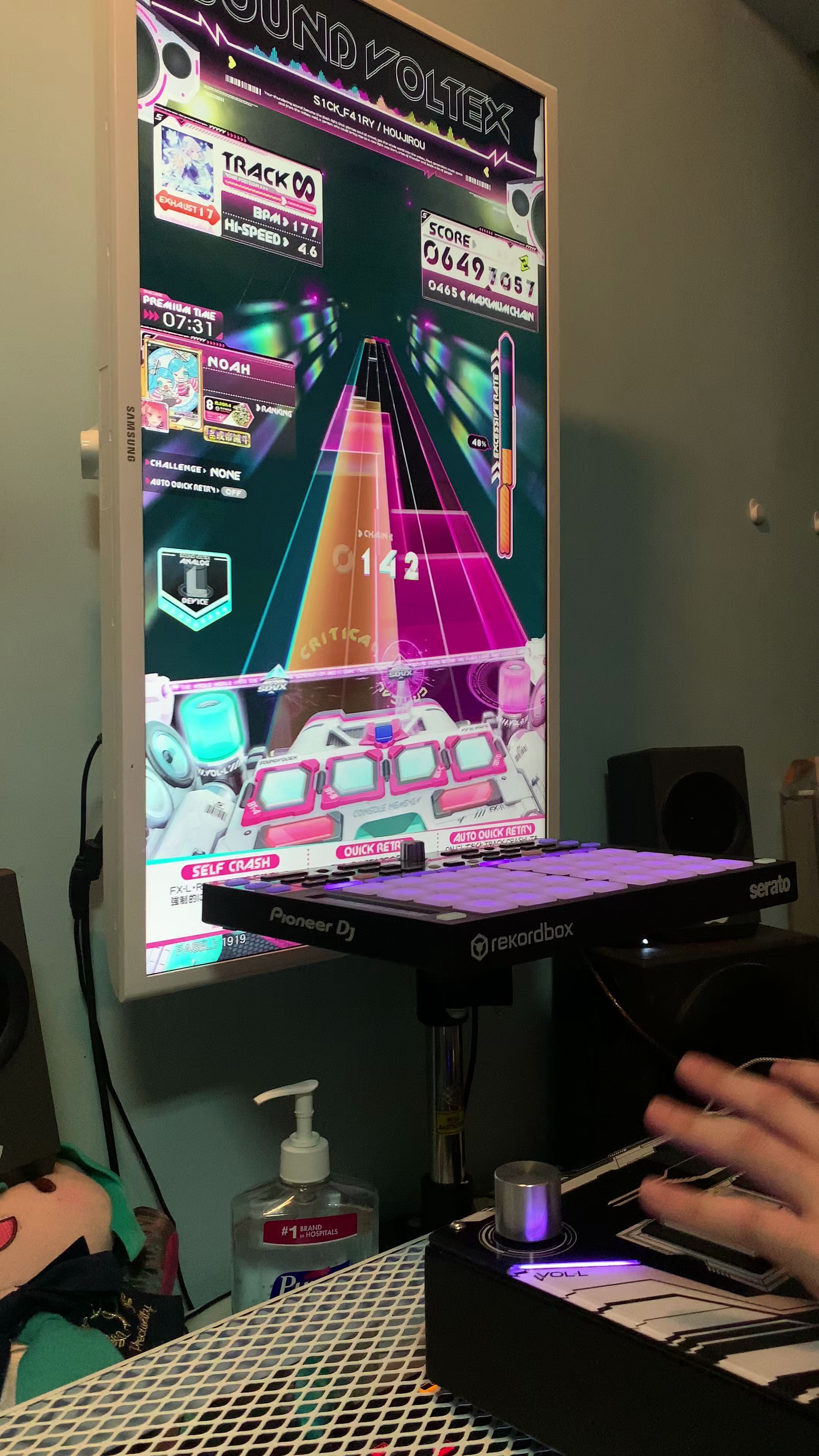 【SDVX V】S1CK_F41RY -EXH手元_哔哩哔哩_bilibili