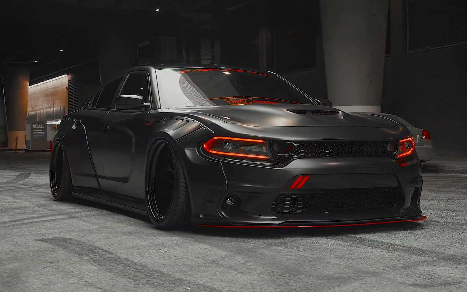 【4K】来自地狱的恶魔丨Dodge Charger Devil Hellcat_哔哩哔哩_bilibili